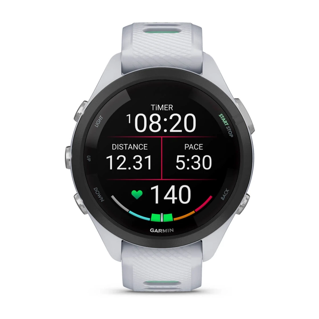 Forerunner® 265 | Black Bezel with Whitestone Case and Whitestone/Tidal ...
